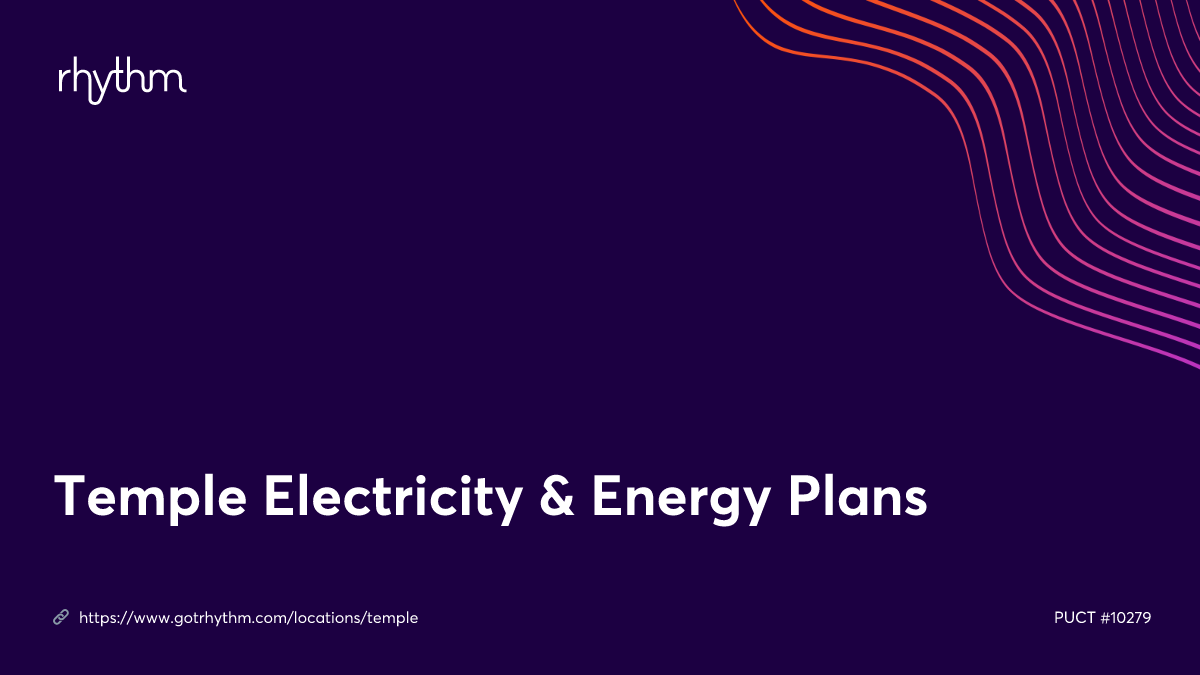 Temple Electricity & Energy Plans