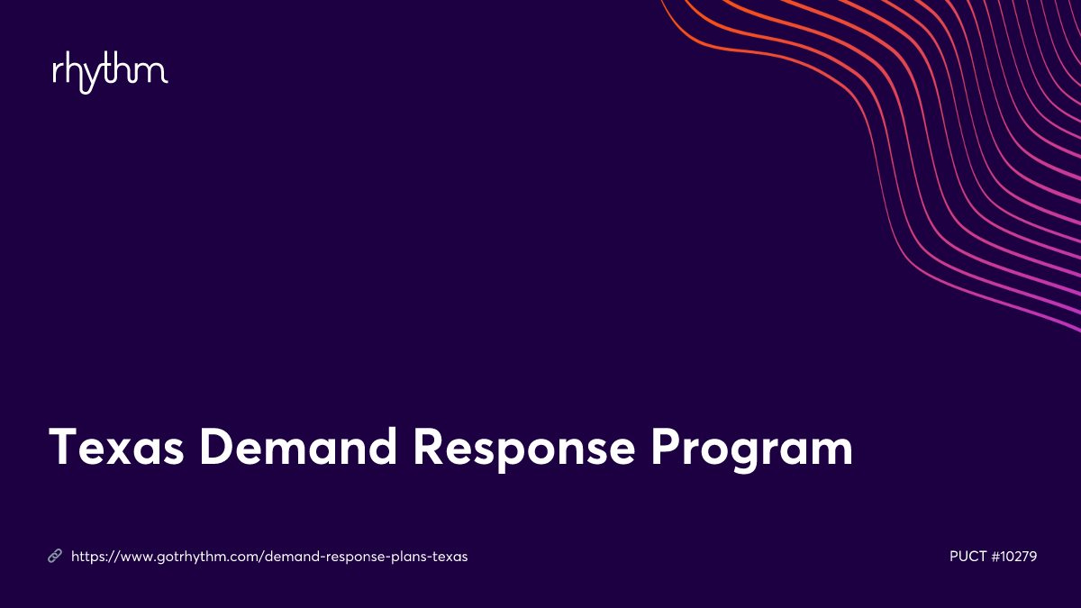 Texas Demand Response Program